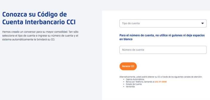 ¿cómo puedo saber el CCI de una cuenta BCP? - Infomercado - Noticias