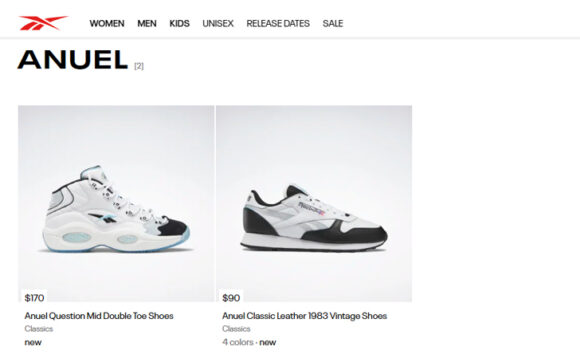 Anuel: ¿Cuánto cuestan y dónde comprar sus nuevas zapatillas?