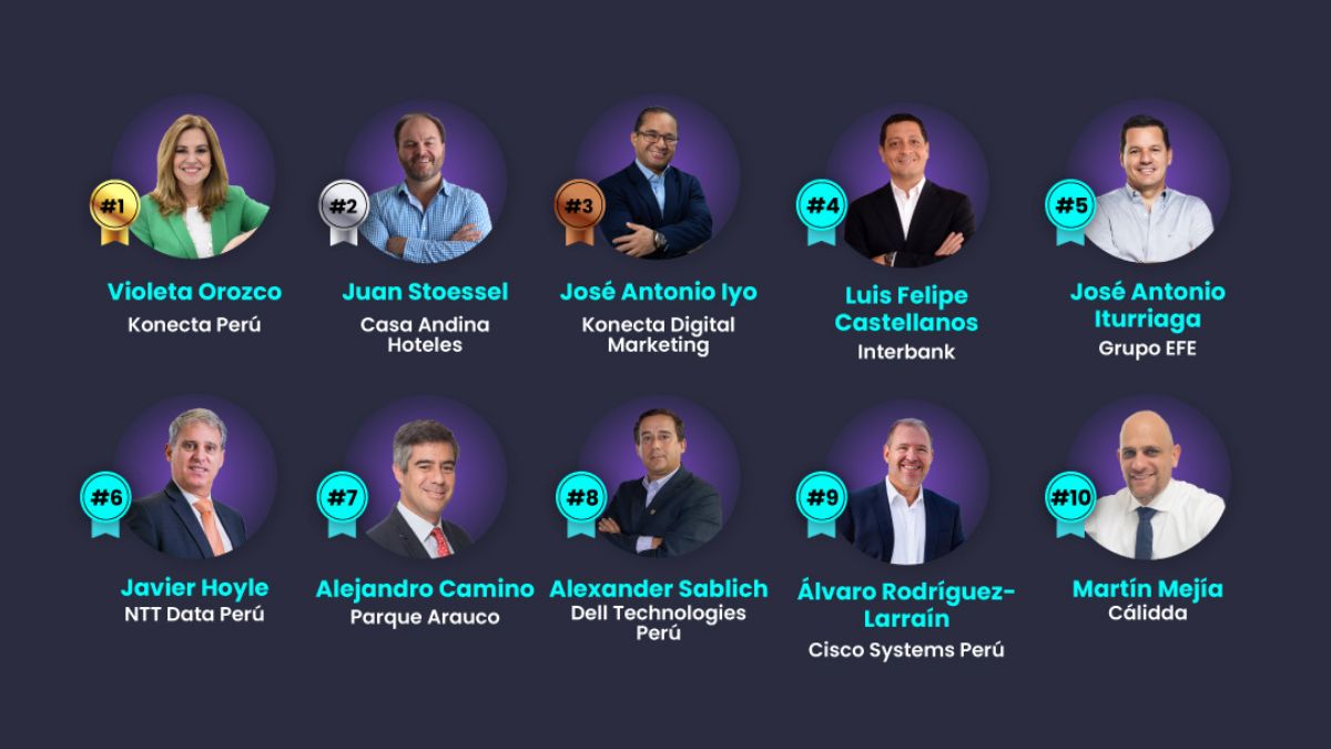 Conoce a los 10 directivos peruanos que la rompen con su presencia digital