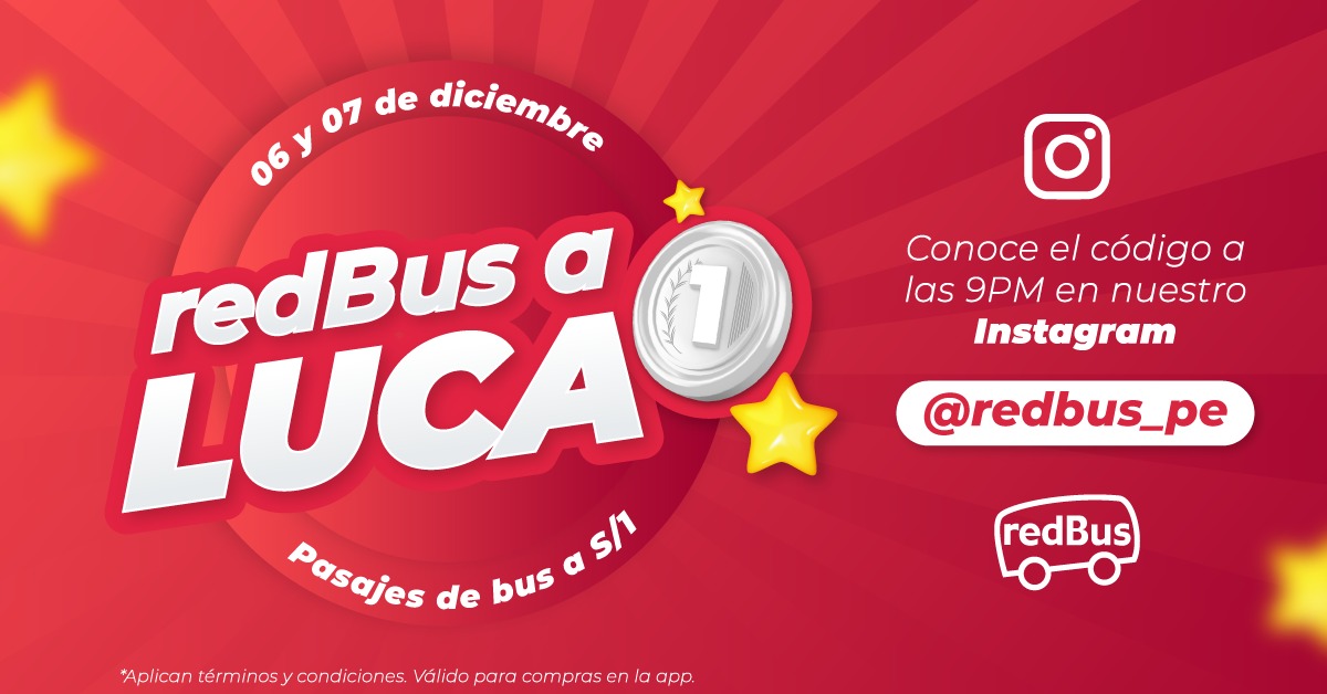 RedBus regresa con su promoción de pasajes a un sol para recorrer todo ...