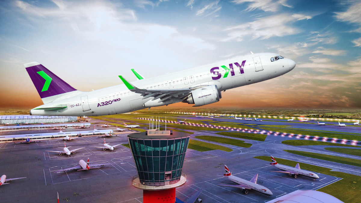 Sky Airline: Más de 3,700 vuelos durante el primer trimestre