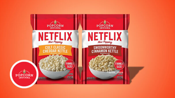 Netflix lanza una nueva línea de palomitas de maíz