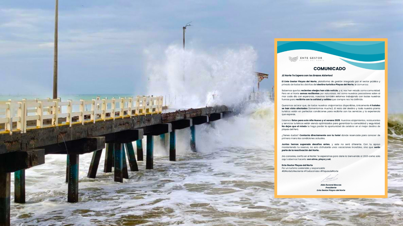 Oleaje en Perú: Impacto económico en playas