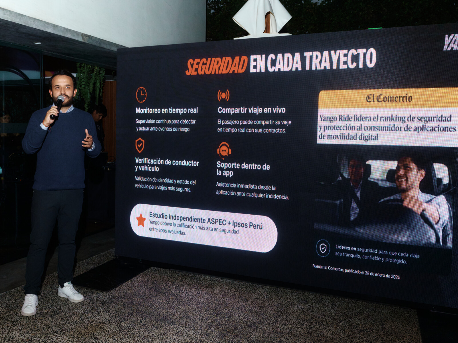 Taxis por App Yango servicios premium